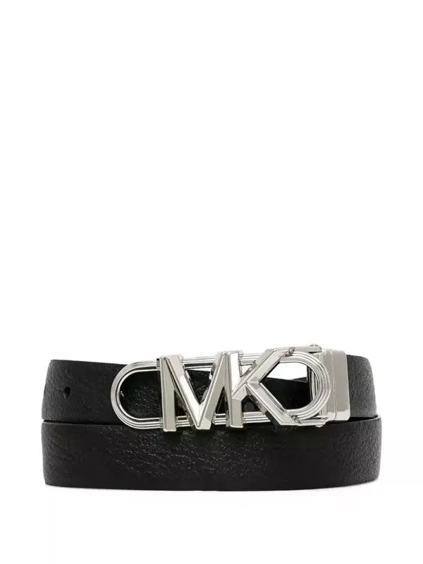 Michael Kors Logo Buckle Belt - Black
