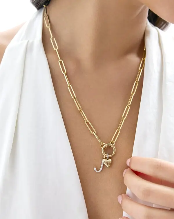 Ring Concierge Long Clique Chain Necklace - One-color