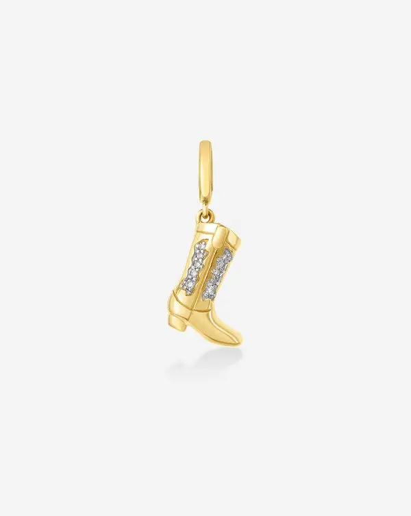 Ring Concierge Diamond Cowboy Boot Charm - One-color