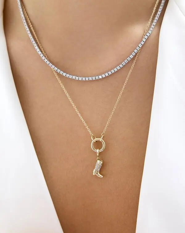Ring Concierge Diamond Cowboy Boot Charm