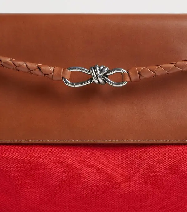 Bottega Veneta Large Canvas Andiamo Messenger Bag