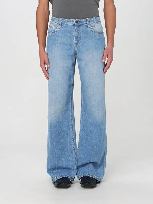 THE ROW Wide Leg Jeans