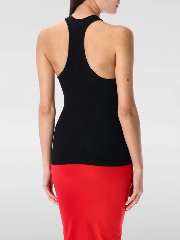 ANDREĀDAMO Ribbed Tank Top - Black