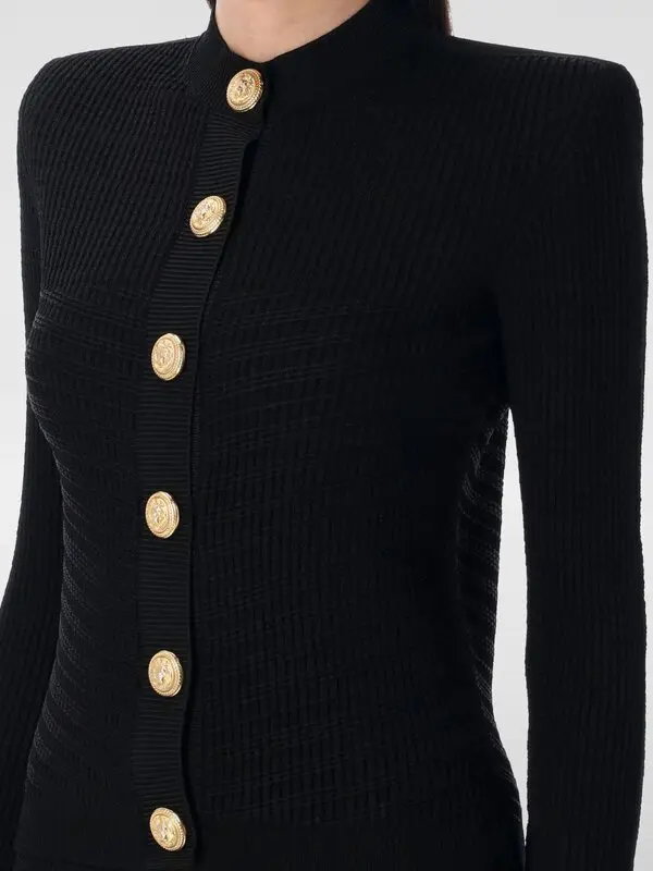 Balmain Button Detailed Cardigan