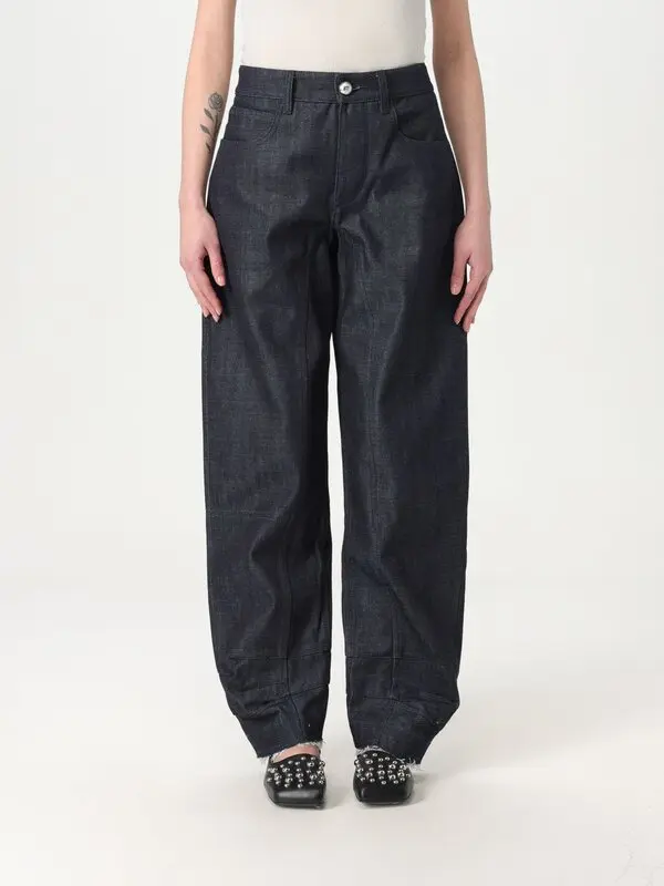 JIL SANDER Wide Leg Jeans - Black