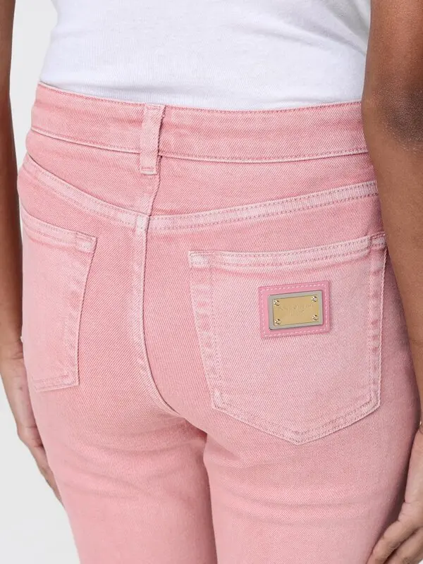 Dolce & Gabbana Cotton Jeans - Pink