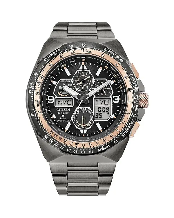 Citizen Eco Drive Promaster Air Skyhawk 46mm Watch - Black/gray