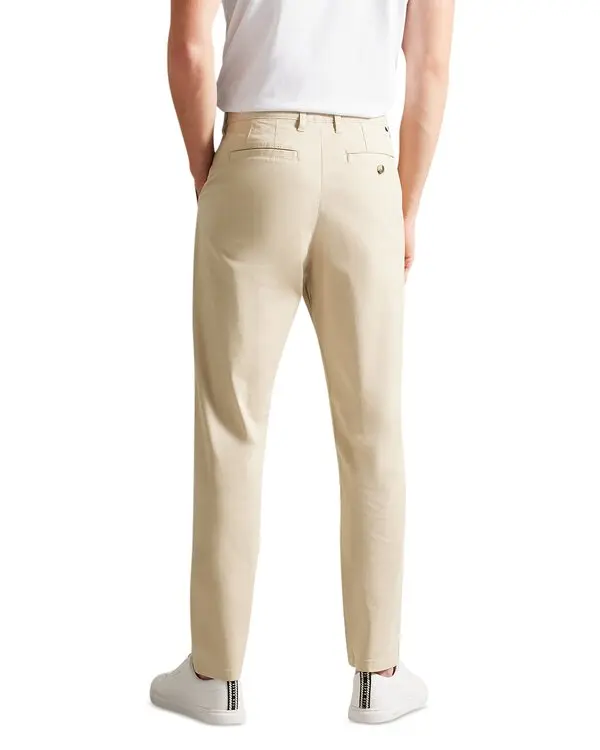 Ted Baker London Regular Fit Textured Chinos - Stone