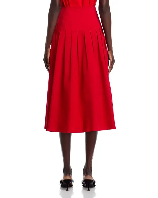 Aqua Panel Midi Skirt