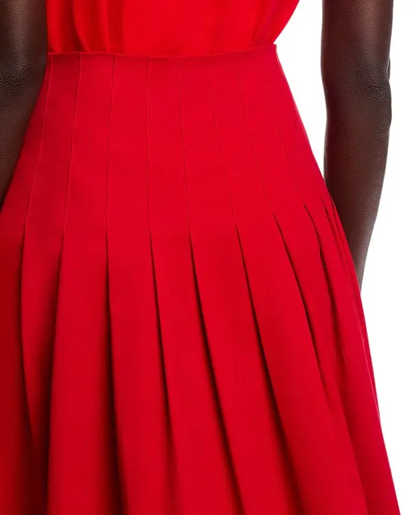 Aqua Panel Midi Skirt