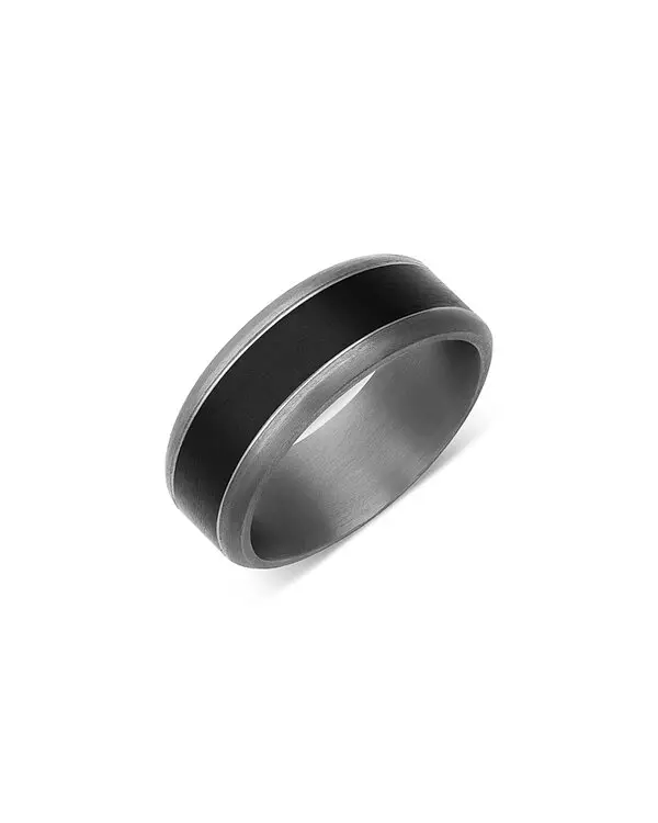Bloomingdale'S Inlay Band In Tantalum - Gray