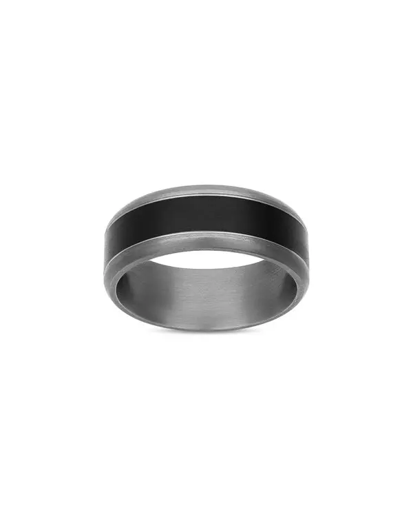 Bloomingdale'S Inlay Band In Tantalum