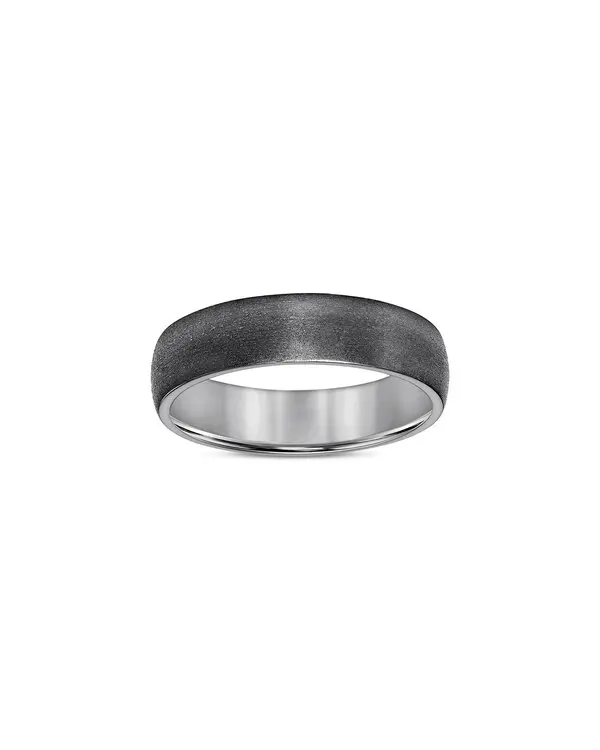 Bloomingdale'S Brush Finish Band In Tantalum