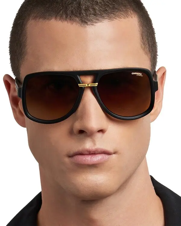 Carrera Eyewear Victory Square Sunglasses - Brown/brown