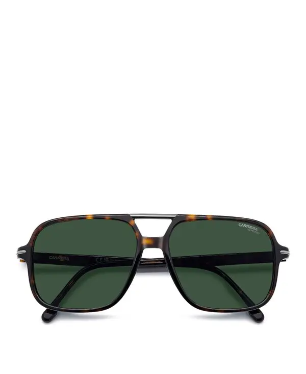 Carrera Eyewear 57mm Rectangle Sunglasses