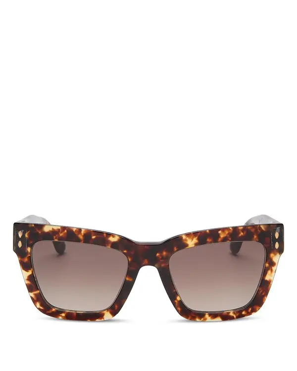 Isabel Marant Rectangle Sunglasses, 53mm - Havana