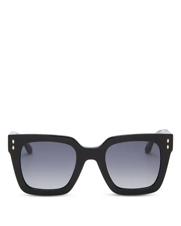 Isabel Marant Square Sunglasses - Black/smoke