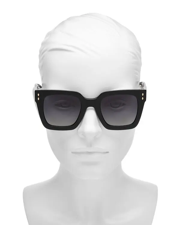Isabel Marant Square Sunglasses - Black/smoke