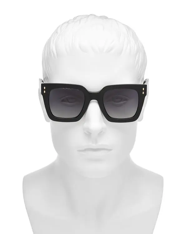 Isabel Marant Square Sunglasses - Black/smoke