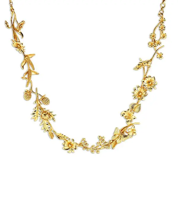 CAPUCINE DE WULF Meadow Wildflower Necklace - Gold