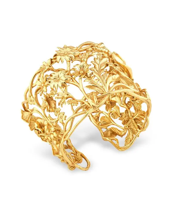 CAPUCINE DE WULF Meadow Wildflower Cuff Bracelet