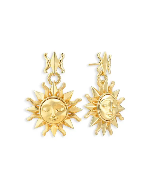 CAPUCINE DE WULF Soleil Sun Drop Earrings - Gold