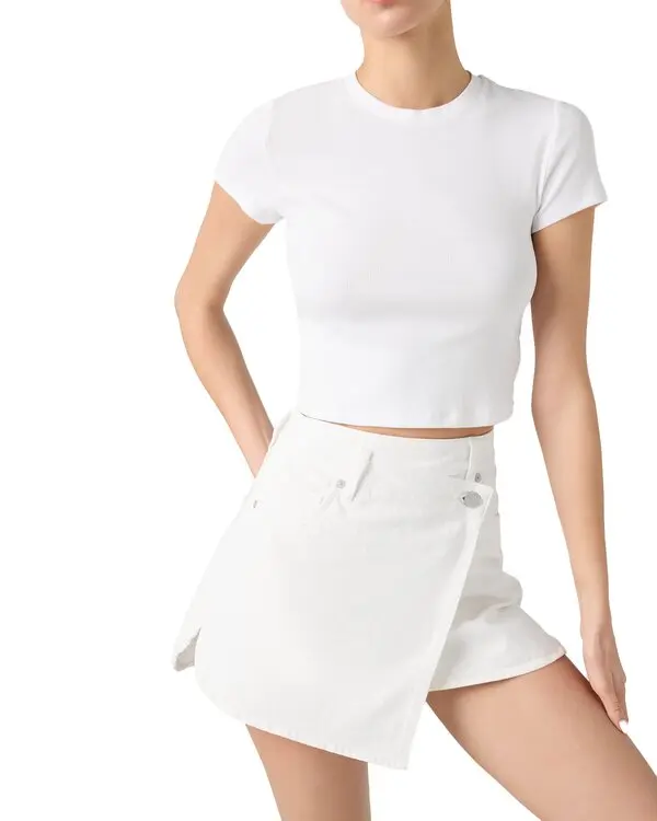 Blanknyc Asymmetrical Mini Skirt