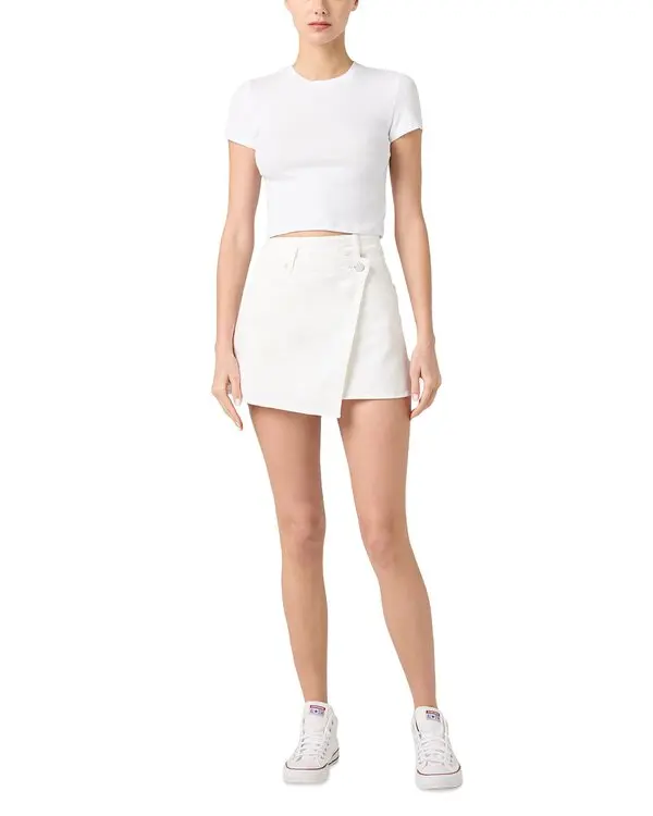 Blanknyc Asymmetrical Mini Skirt