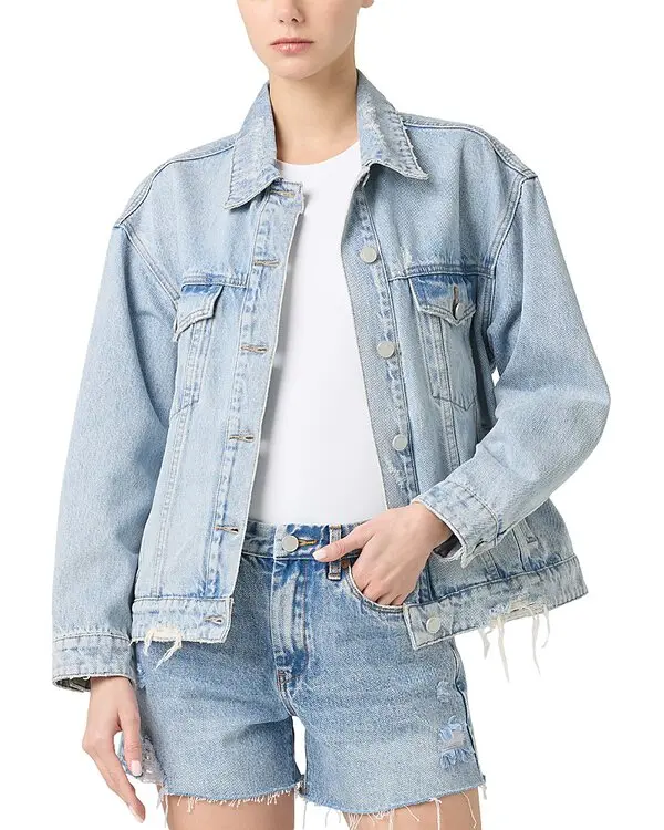 Blanknyc Distressed Denim Trucker Jacket