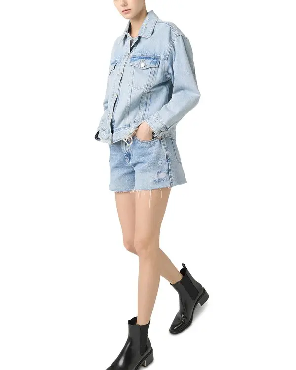 Blanknyc Distressed Denim Trucker Jacket