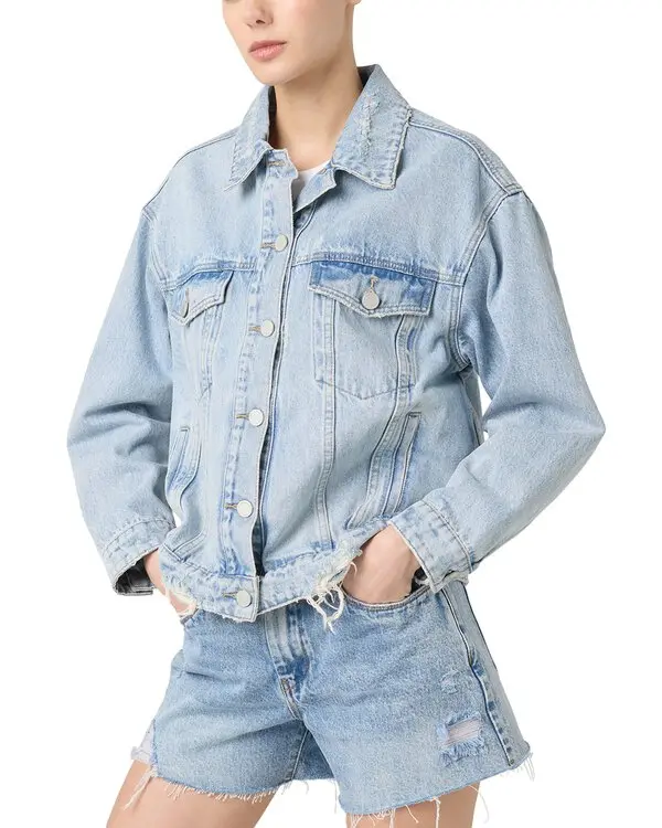 Blanknyc Distressed Denim Trucker Jacket
