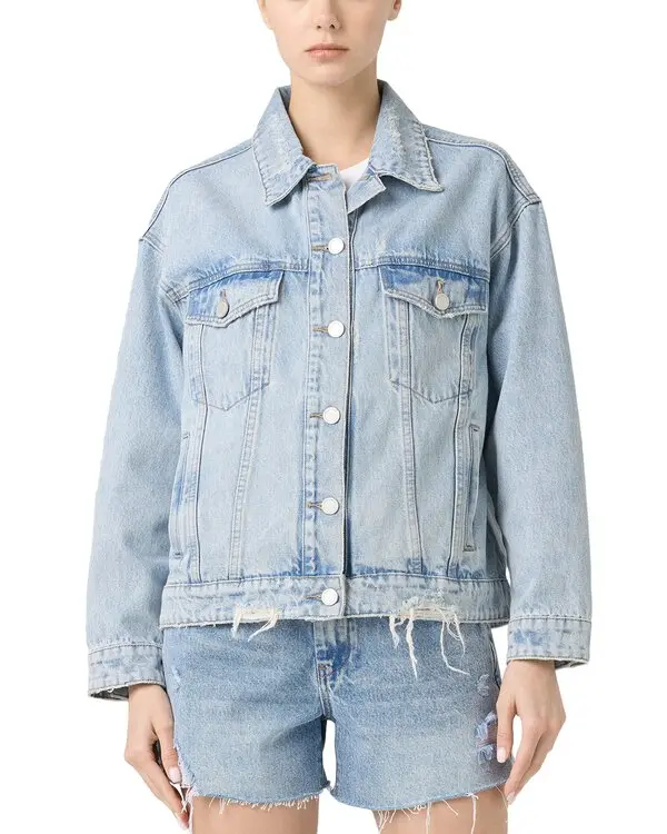 Blanknyc Distressed Denim Trucker Jacket
