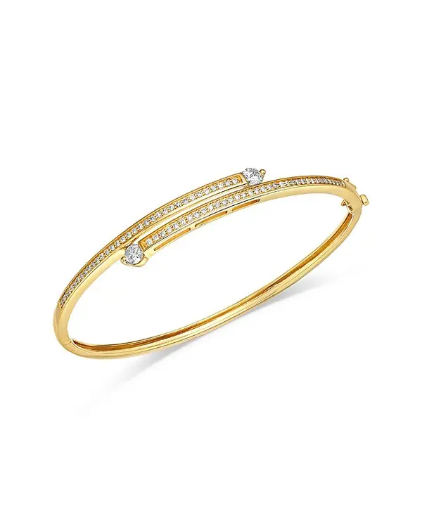 Bloomingdale'S Diamond Bangle Bracelet 1.0 Tcw In 14k Yellow - Gold