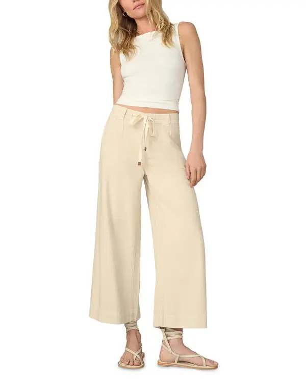 Joe's Jeans The Addison Drawstring Wide Leg Pants