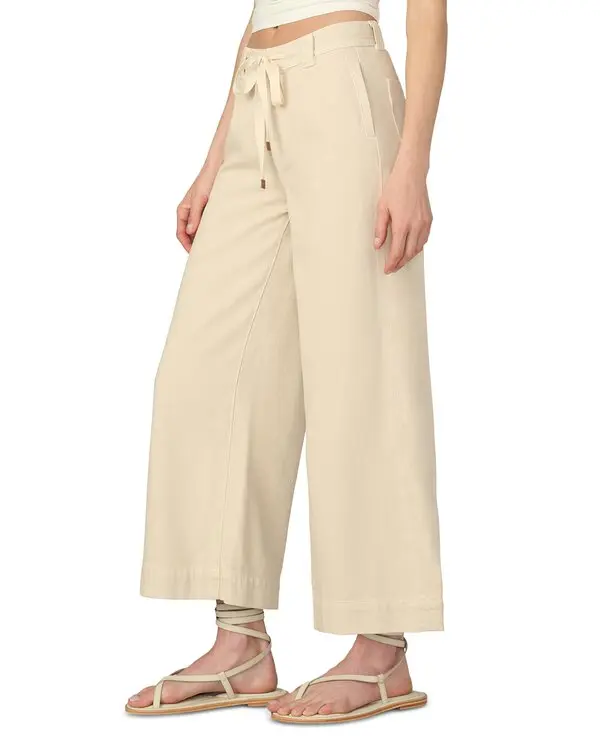Joe's Jeans The Addison Drawstring Wide Leg Pants