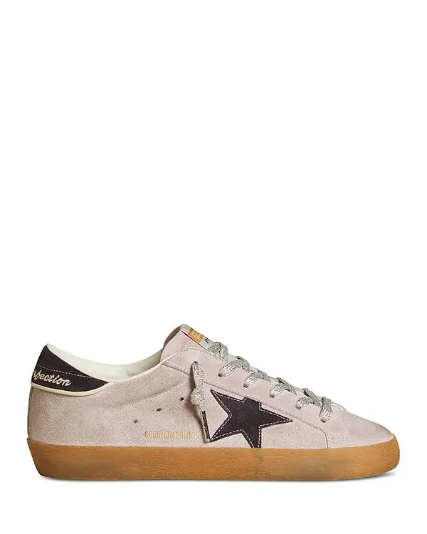 GOLDEN GOOSE Super-star Lace-up Sneakers - Lilla/medieval Blue