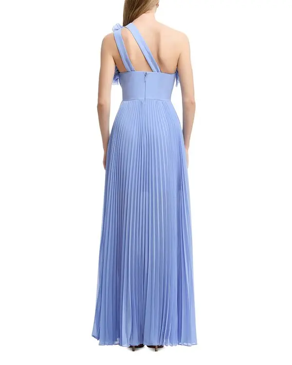 chinese dress ladies Modern Day Glam One Shoulder Asymmetrical Maxi Dress – VICI