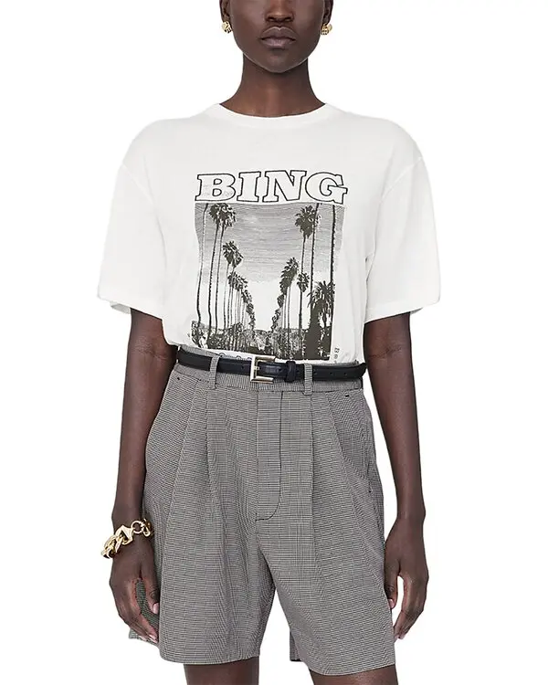 ANINE BING Louis Boxy Graphic Tee