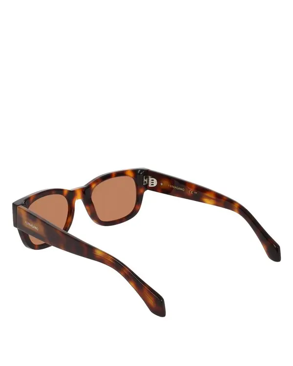 FERRAGAMO Rivet Square Sunglasses - Tortoise