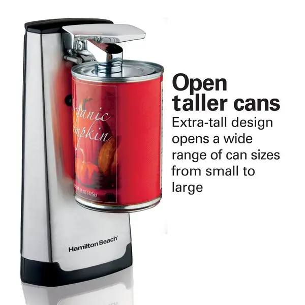 HAMILTON BEACH Stainless Steel Extra Tall Can Opener