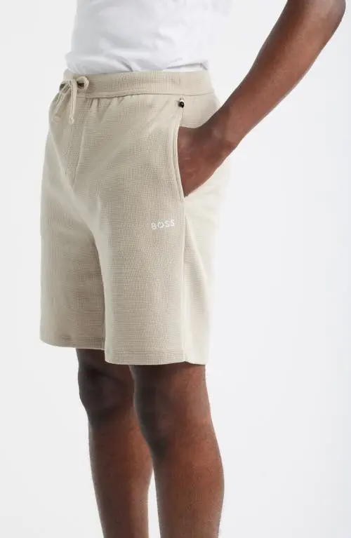BOSS Waffle Knit Lounge Shorts