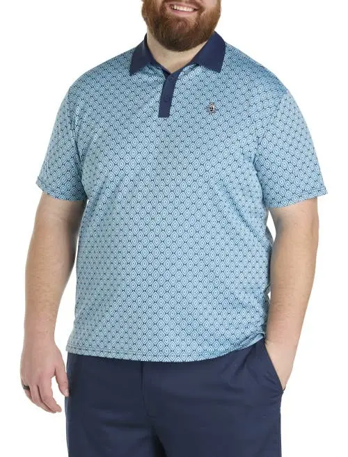 ORIGINAL PENGUIN Big & Tall Bohemian Jacquard Blocked Polo Shirt