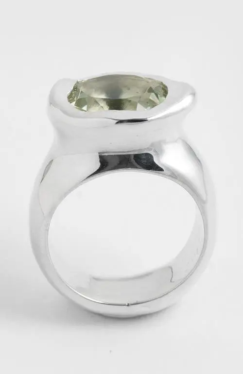 FARIS Grand Cubic Zirconia Ring - Sterling Silver