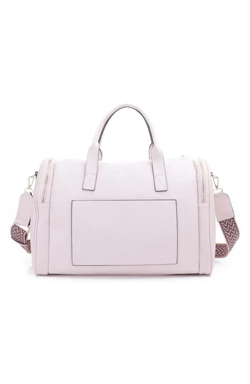MALI + LILI Amie Recycled Vegan Leather Weekend Duffle Bag