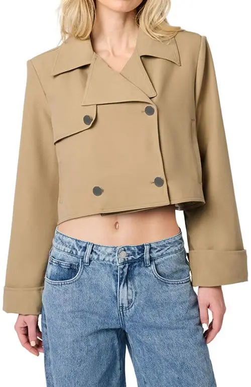 WeWoreWhat Cropped Trench Coat