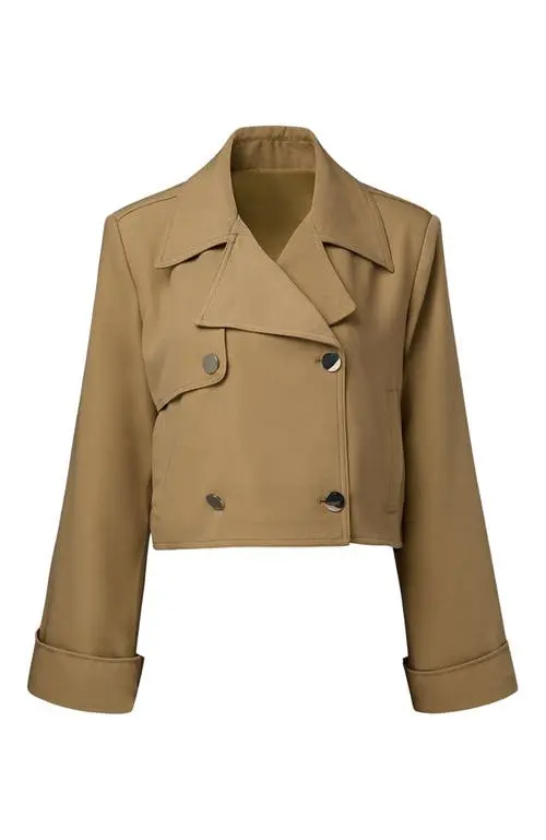 WeWoreWhat Cropped Trench Coat