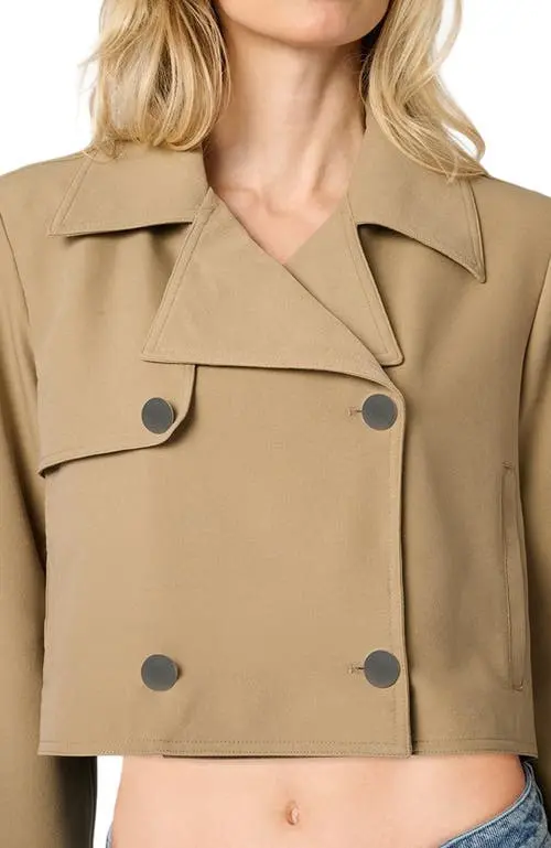 WeWoreWhat Cropped Trench Coat