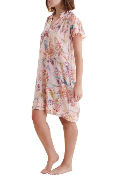 PAPINELLE Bailey Flutter Sleeve Floral Nightgown