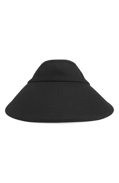 FAVORITE DAUGHTER Wide Brim Visor - Black