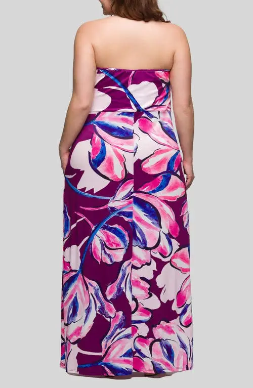 24SEVEN COMFORT APPAREL Floral Maxi Dress